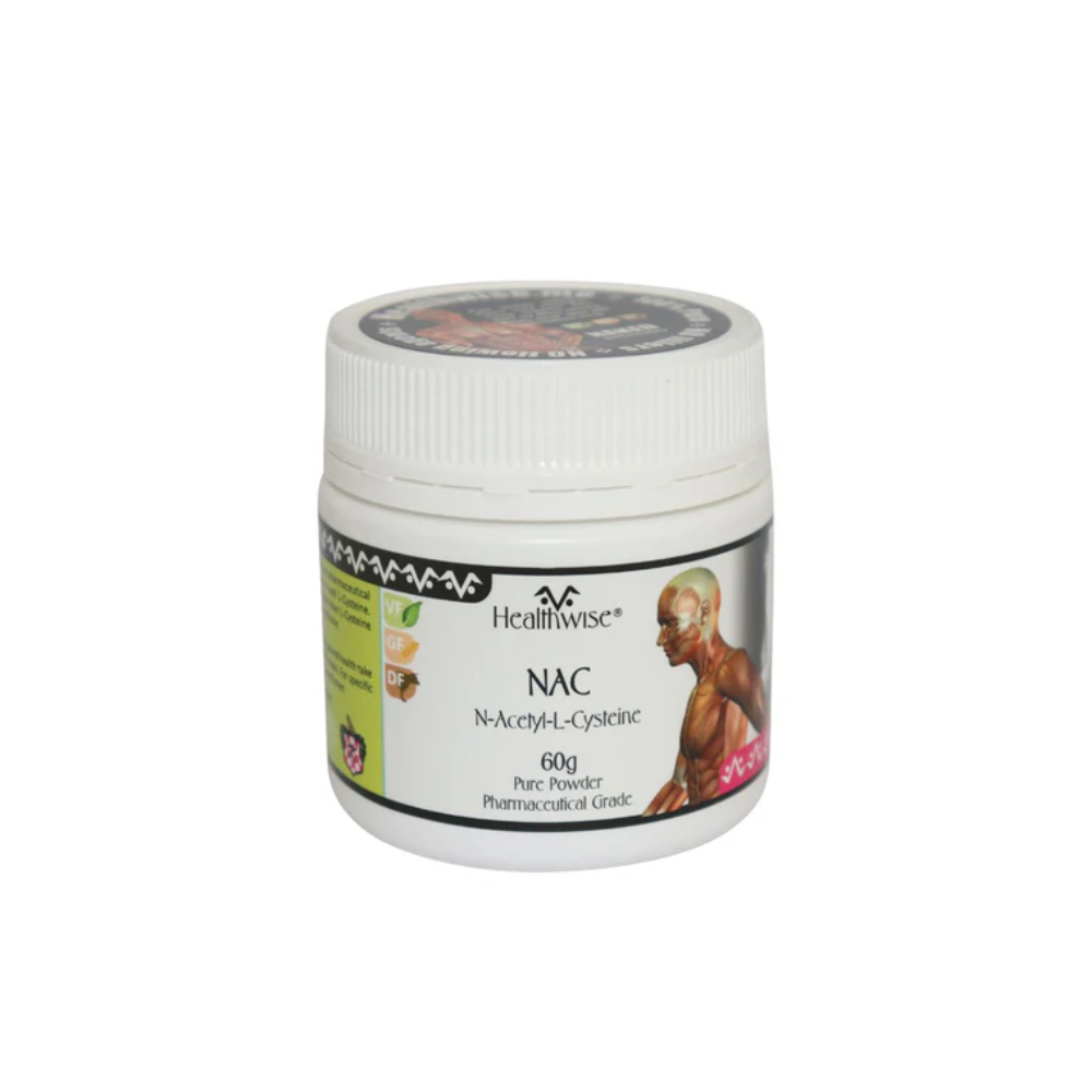 Healthwise NAC (N-Acetyl-L-Cysteine) – Nutrition Shark